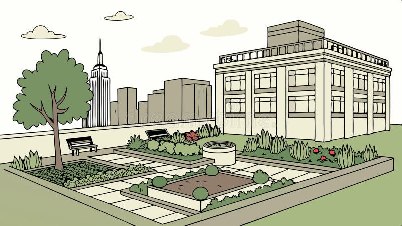 University Campus Building, Educational Architecture Vector Design ...