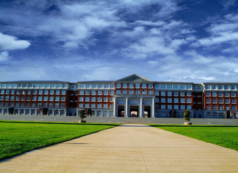 University Campus College Building Stock Photo - Image of british ...