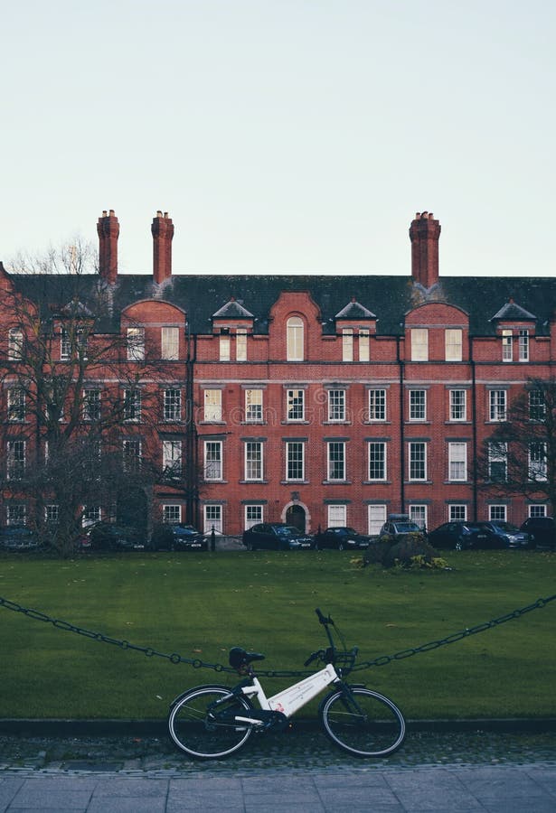 University Campus in Dublin Stock Photo - Image of editorial, lonely ...