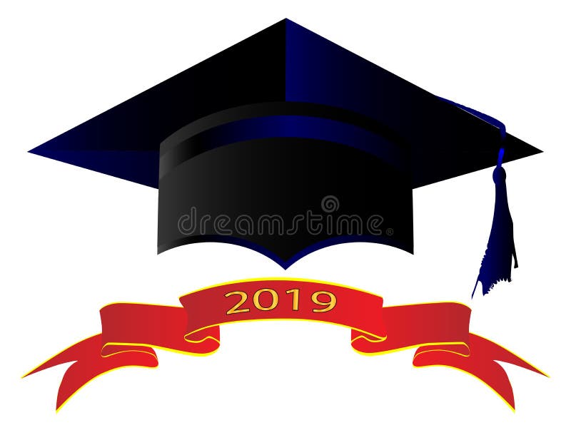 Cap Class of 2019 stock vector. Illustration of pass - 119616408