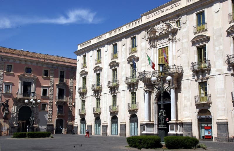 The Catania University Hall Editorial Photography - Image of department ...