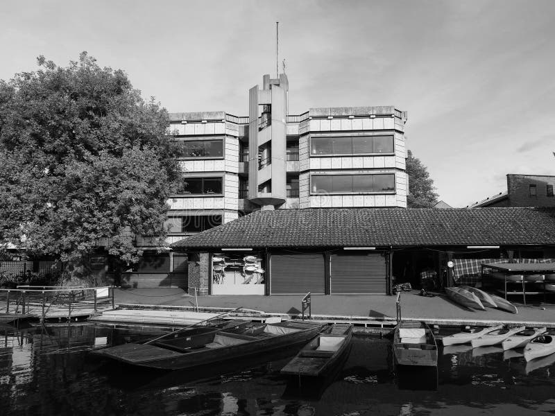 University Centre in Cambridge in Black and White Editorial Image ...