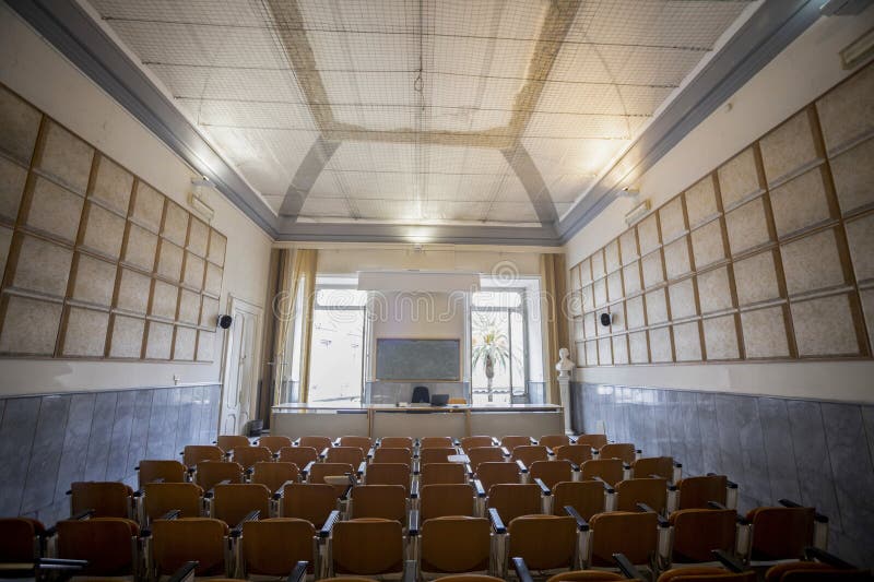 University classroom stock image. Image of architecture - 318091467
