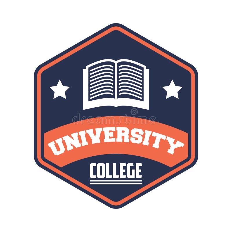 University College Design. Vector Illustration Decorative Design Stock ...