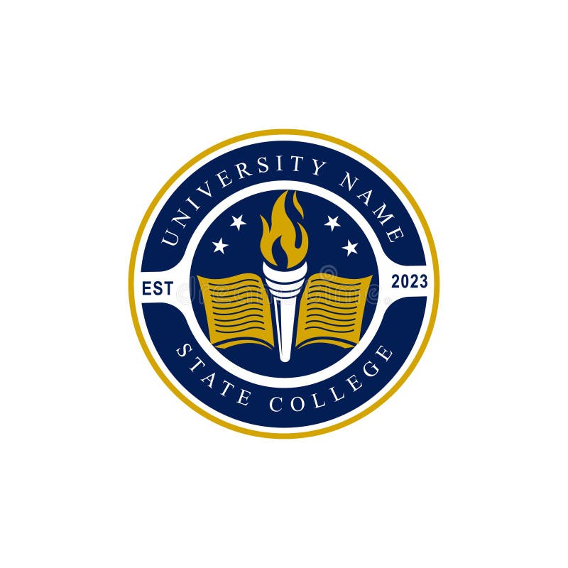 University College School Badge Logo Design Vector Image. Education ...