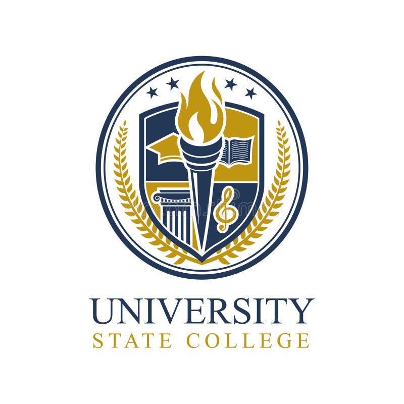 University College School Badge Logo Design Vector Stock Vector ...
