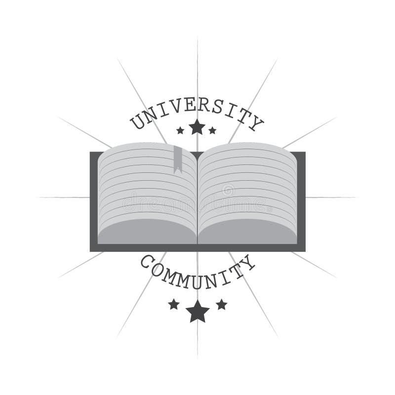 University Community Design. Vector Illustration Decorative Design ...