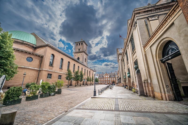 University of Copenhagen the Old Part, Denmark Stock Photo - Image of ...