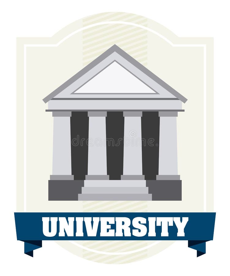 University design stock vector. Illustration of education - 43618943