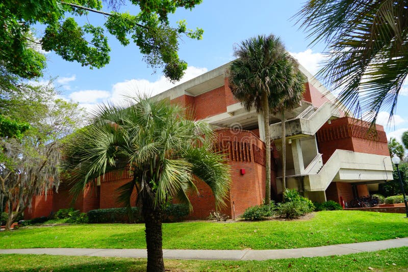 University of Florida Building Stock Image - Image of palm, tower: 90074153
