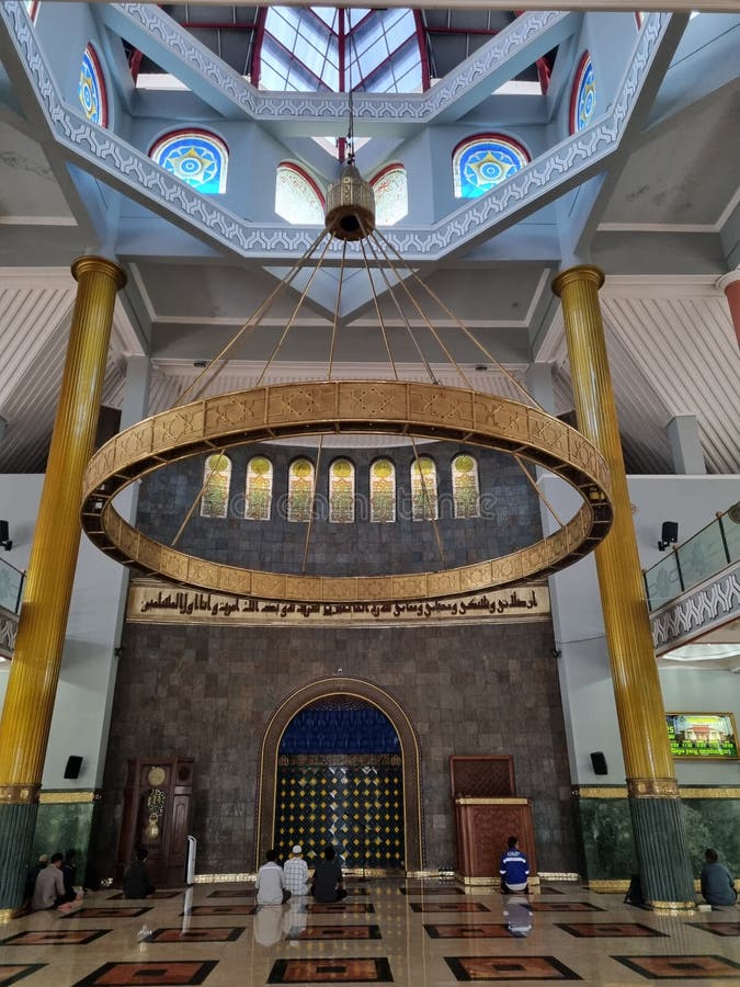 University of Gadjah Mada Mosque Interior Design Stock Image - Image of ...