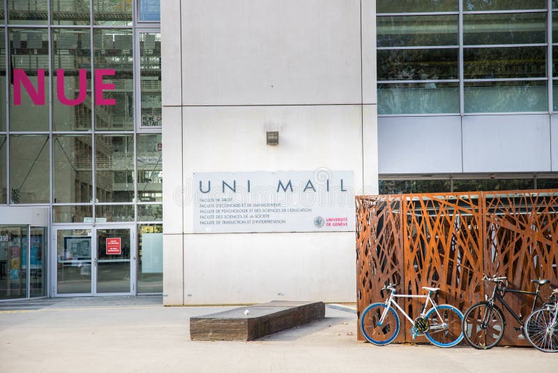 University of Geneva Switzerland Uni Mail Editorial Image - Image of ...