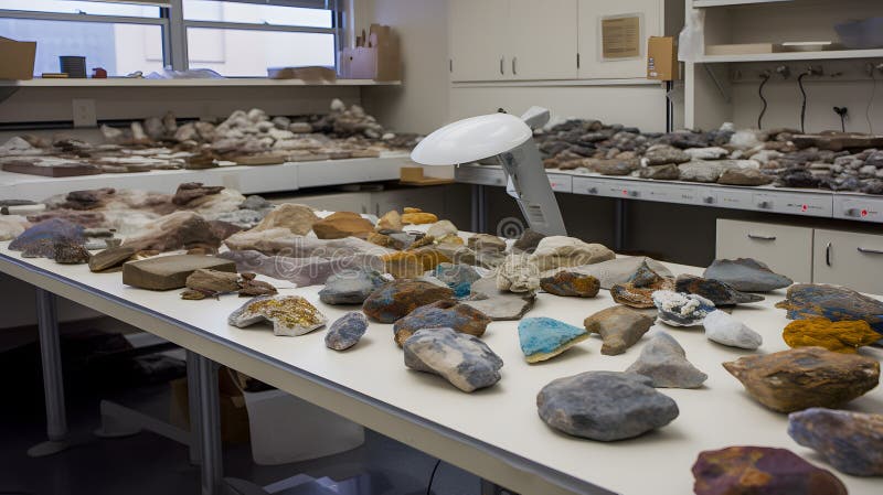 Rock samples stock image. Image of geological, oxides - 90277463