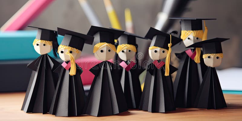 University Graduation Concept Stock Illustration - Illustration of ...