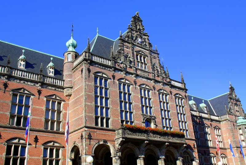 Old Building Of The University Of Groningen Editorial Photography ...