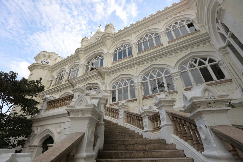 University Hall Of HKU stock image. Image of cross, white - 61985007