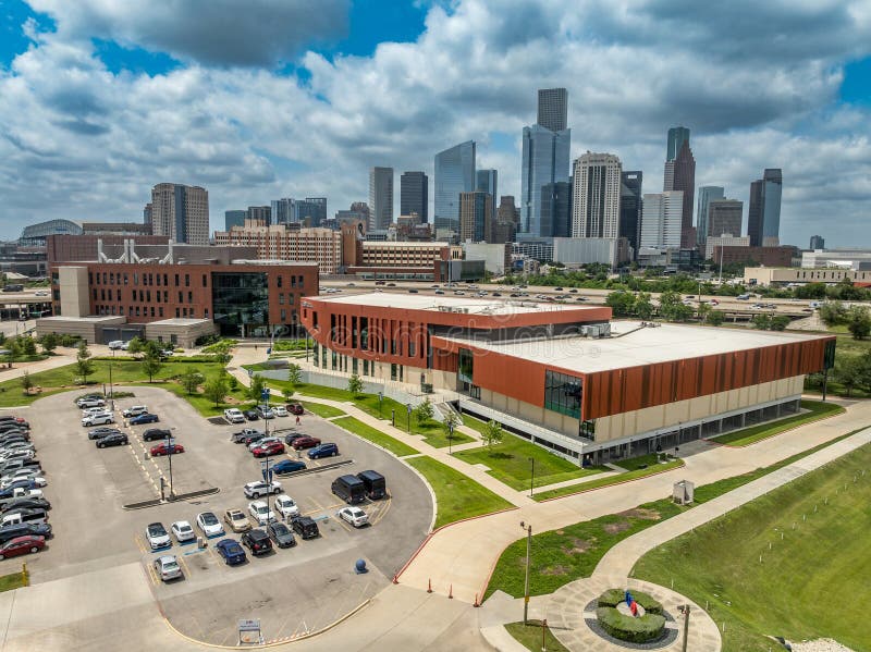 Aerial View of University of Houston Downtown Academic, Science ...