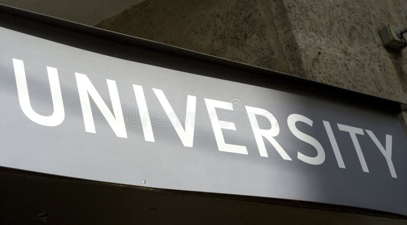 University Sign stock photo. Image of information, building - 31199062