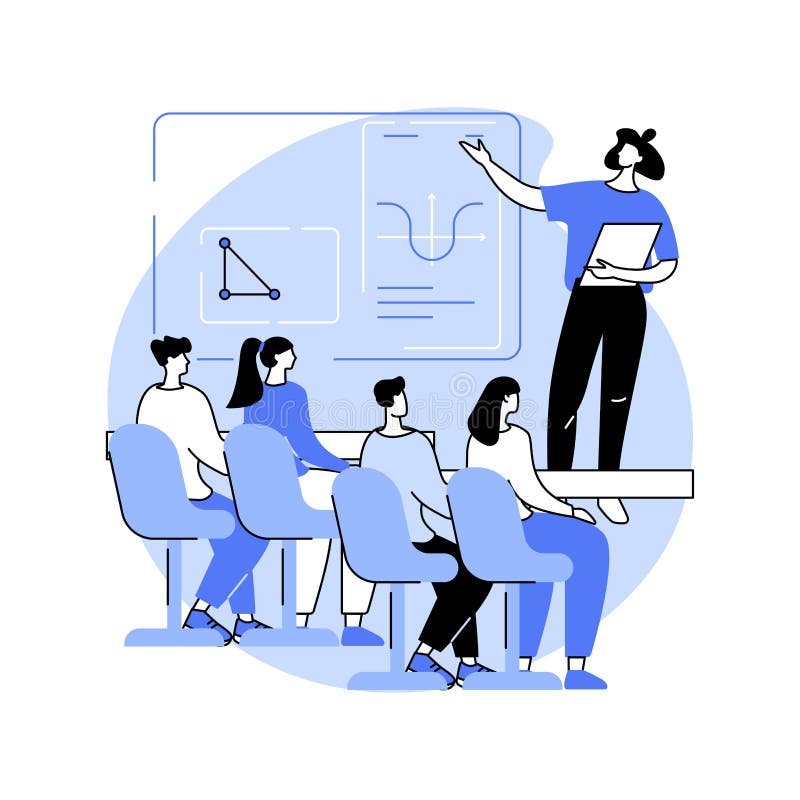 Before Lecture Isolated Cartoon Vector Illustrations. Stock Vector ...