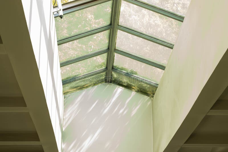 University Library Glass Ceiling Stock Image - Image of college ...