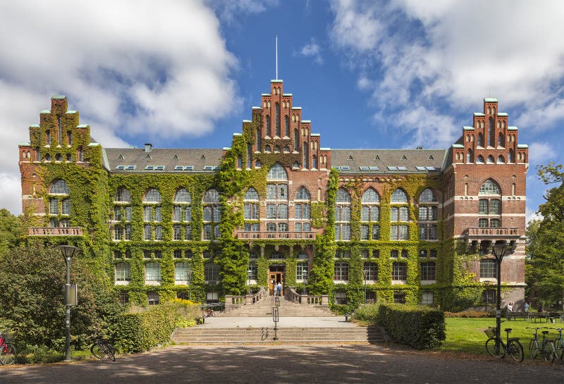 University Library in Lund Sweden Editorial Stock Photo - Image of ...