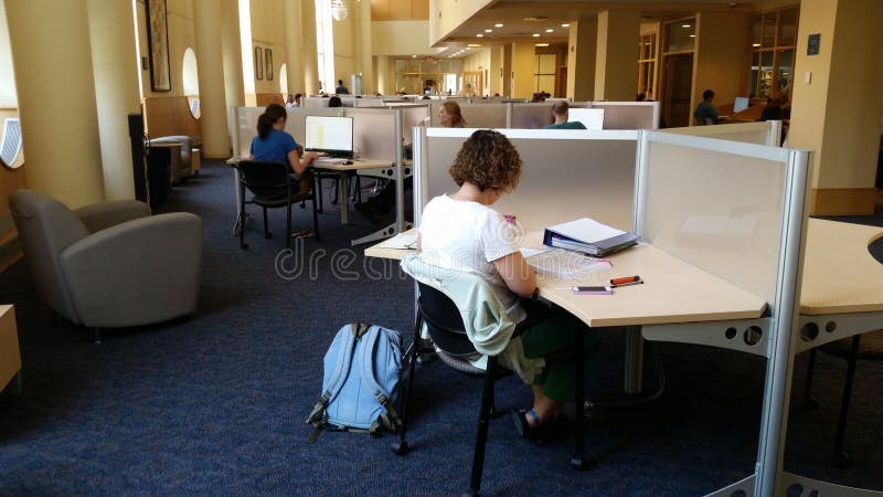 University Library: Study Space Editorial Photography - Image of ...
