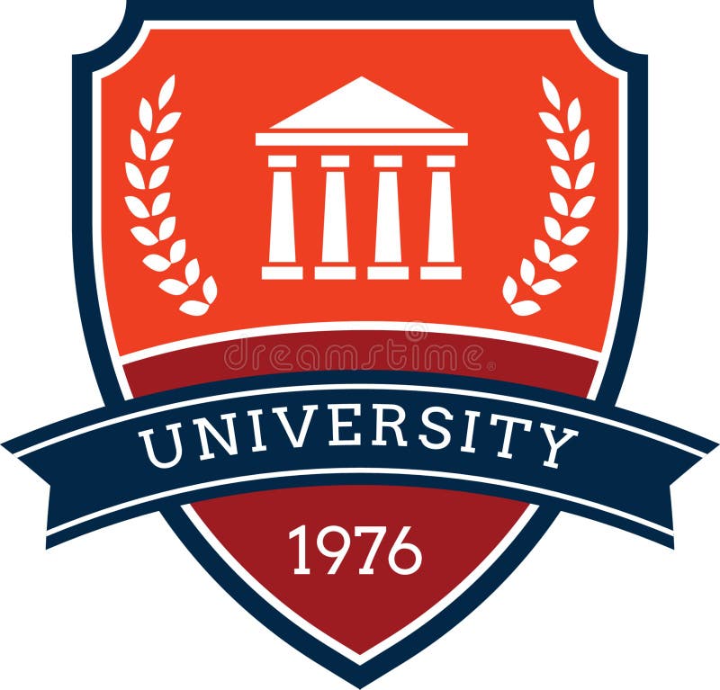 University Logo Element. Vector Illustration Decorative Design Stock ...