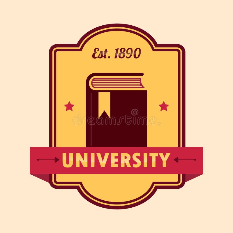 University Logo Element. Vector Illustration Decorative Design Stock ...