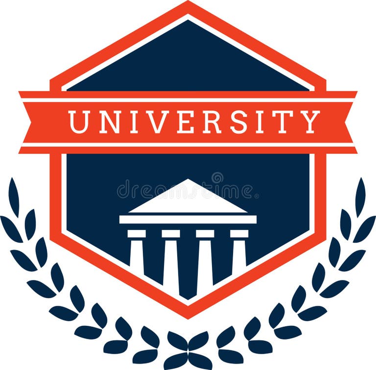 University Logo Element. Vector Illustration Decorative Design Stock ...