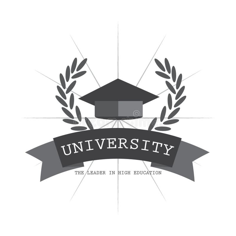 University Logo Element. Vector Illustration Decorative Design Stock ...