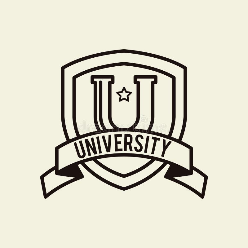 University Logo Element. Vector Illustration Decorative Design Stock ...