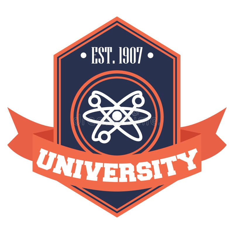 University Logo Element. Vector Illustration Decorative Design Stock ...