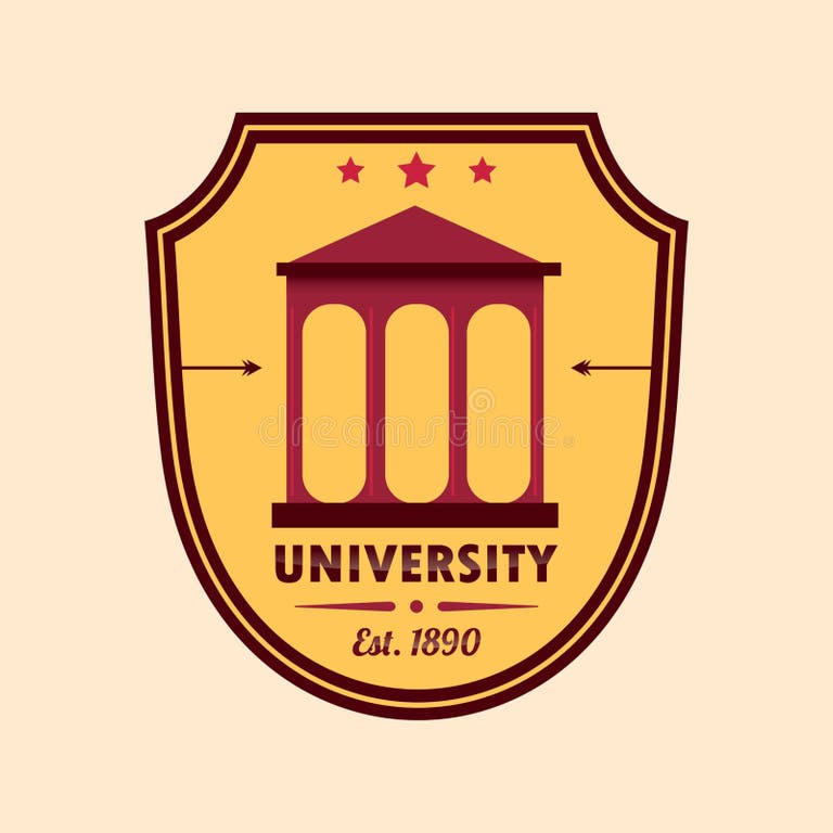 University Logo Element. Vector Illustration Decorative Design Stock ...
