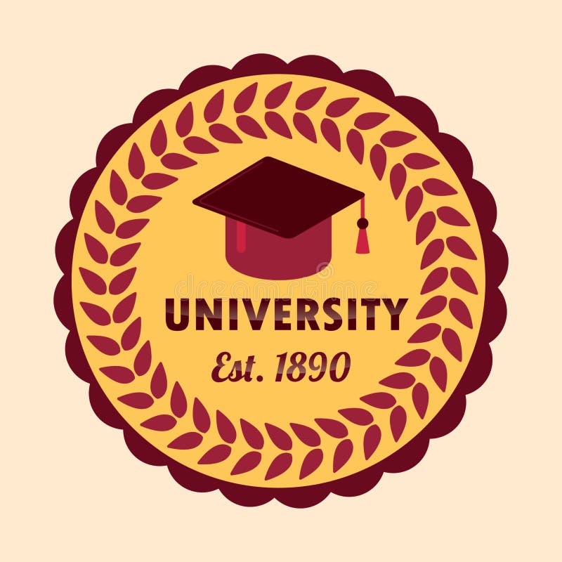 University Logo Element. Vector Illustration Decorative Design Stock ...