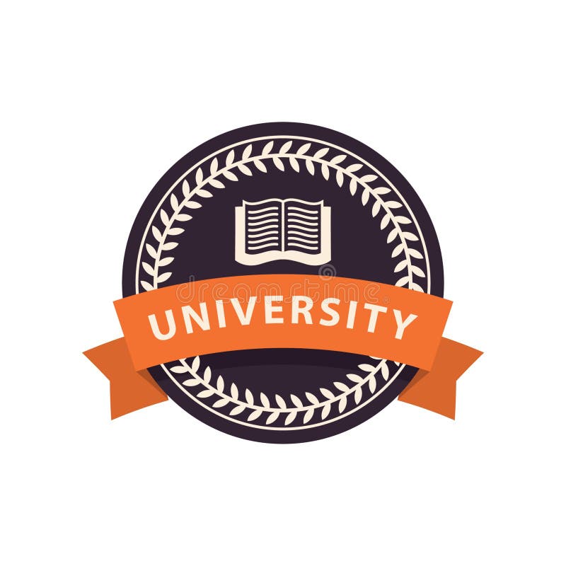 University Logo Element. Vector Illustration Decorative Design Stock ...