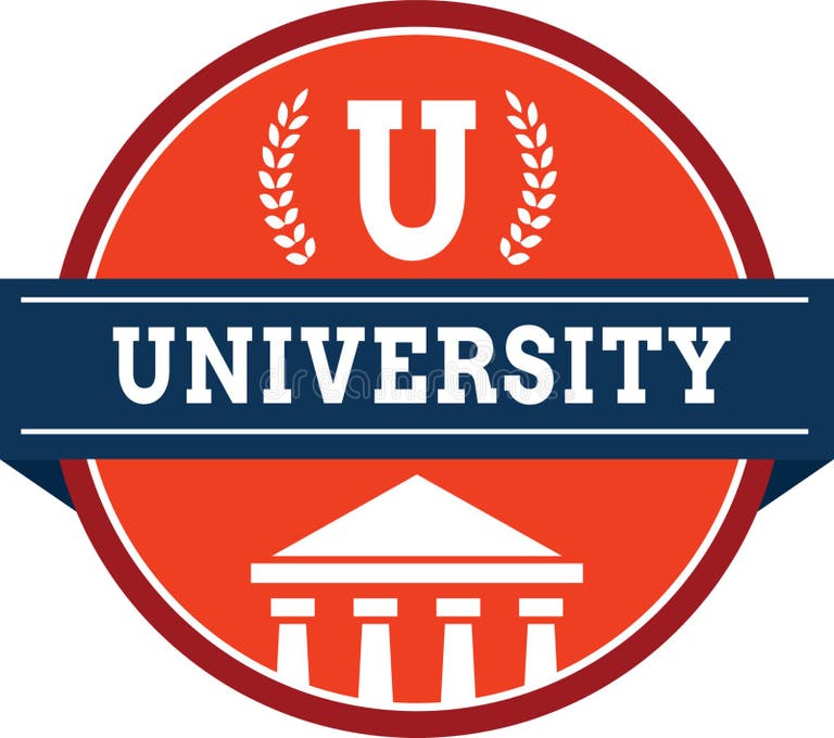 University Logo Element. Vector Illustration Decorative Design Stock ...