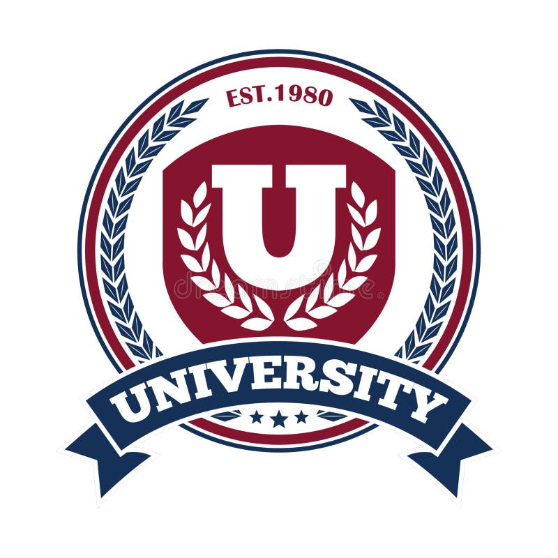 University Logo Element. Vector Illustration Decorative Design Stock ...