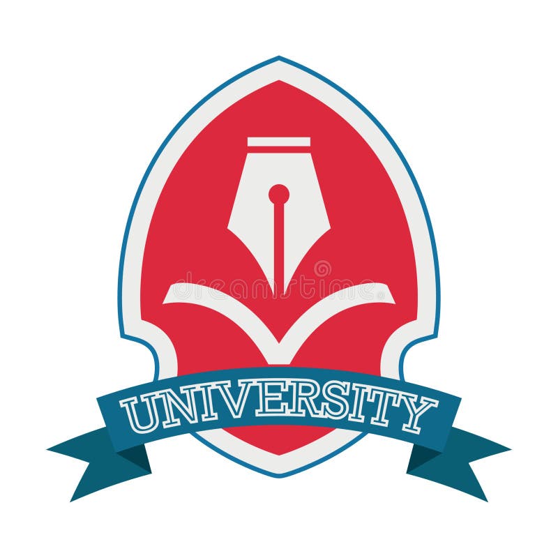University Logo Element. Vector Illustration Decorative Design Stock ...