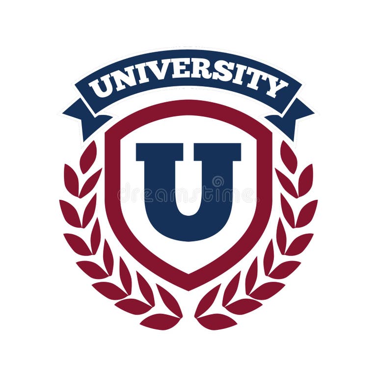 University Logo Element. Vector Illustration Decorative Design Stock ...