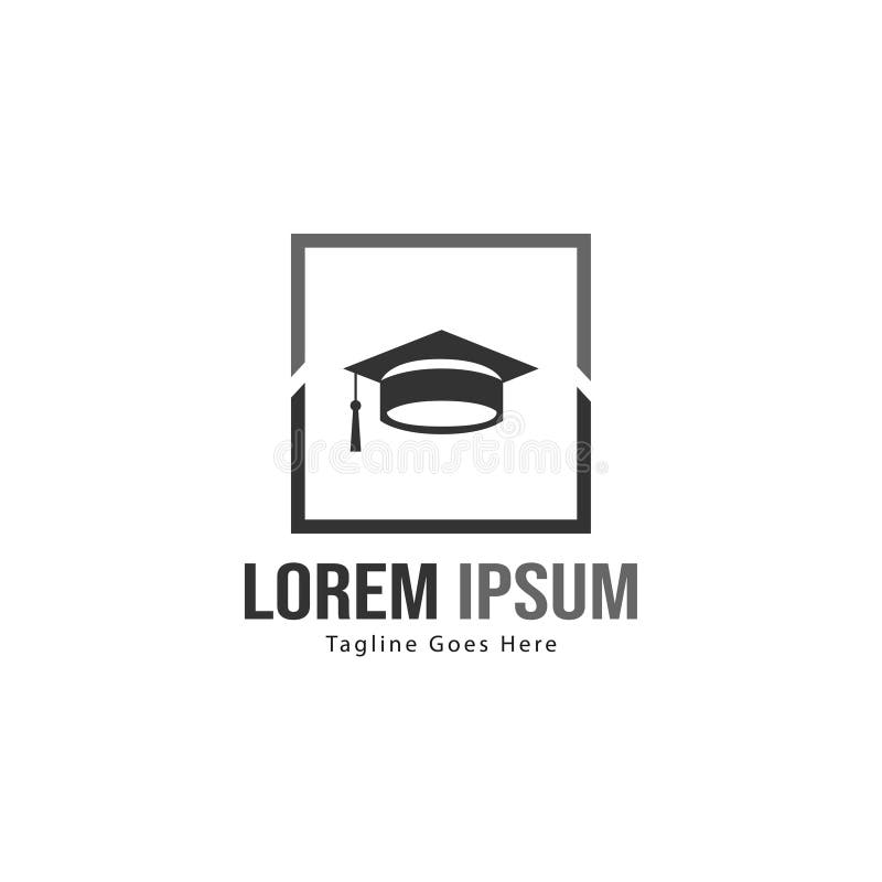 University Logo Template Design. University Logo with Modern Frame ...