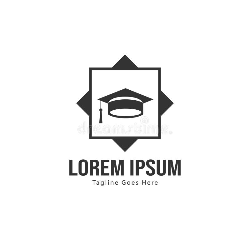 University Logo Template Design. University Logo with Modern Frame ...