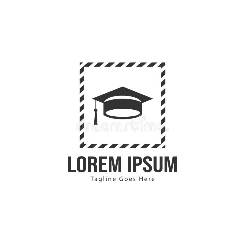 University Logo Template Design. University Logo with Modern Frame ...