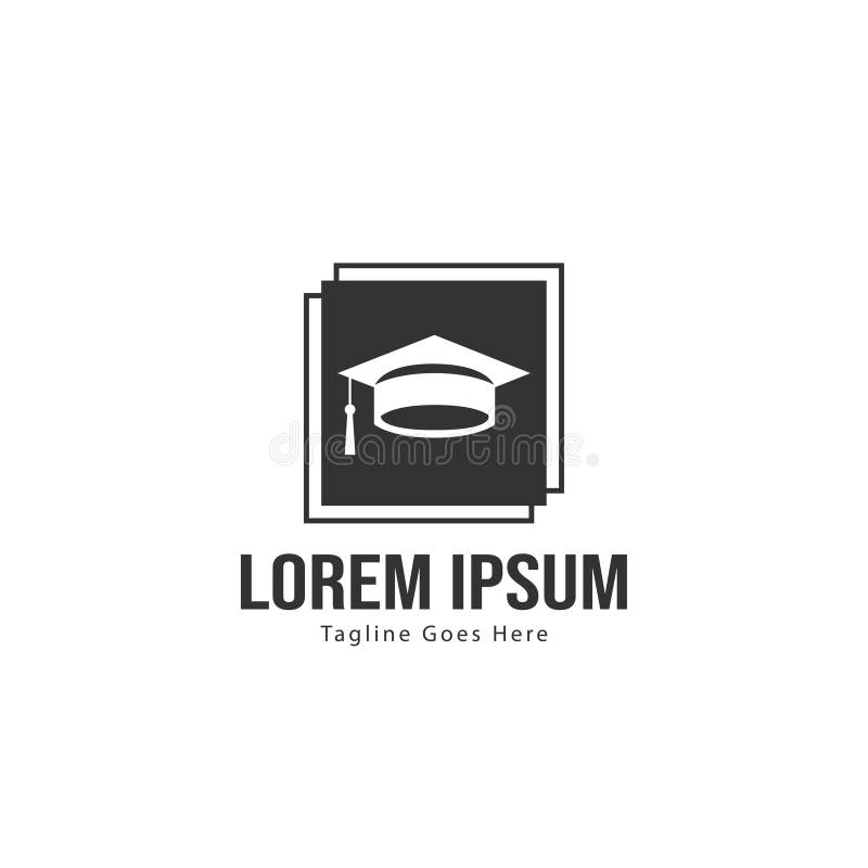 University Logo Template Design. University Logo with Modern Frame ...