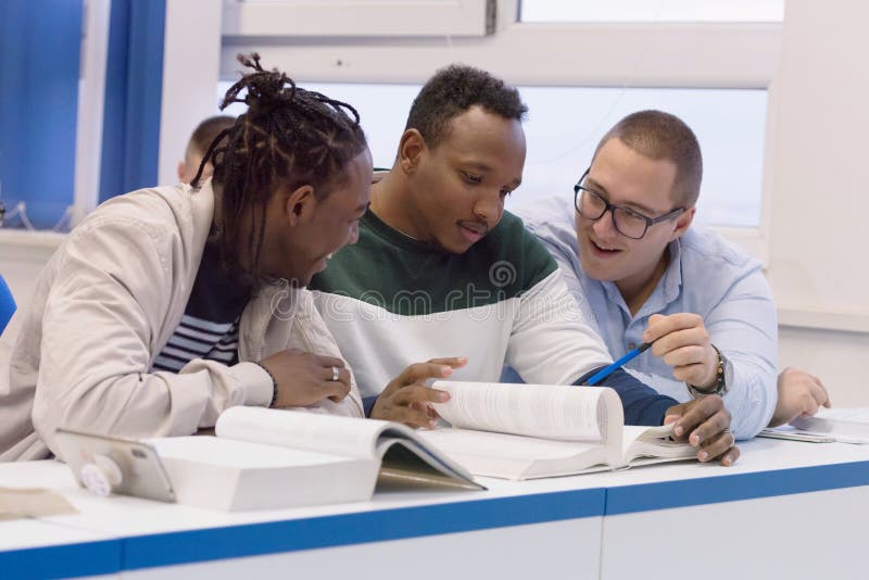 University Mixed Race Students, African, American and European during ...