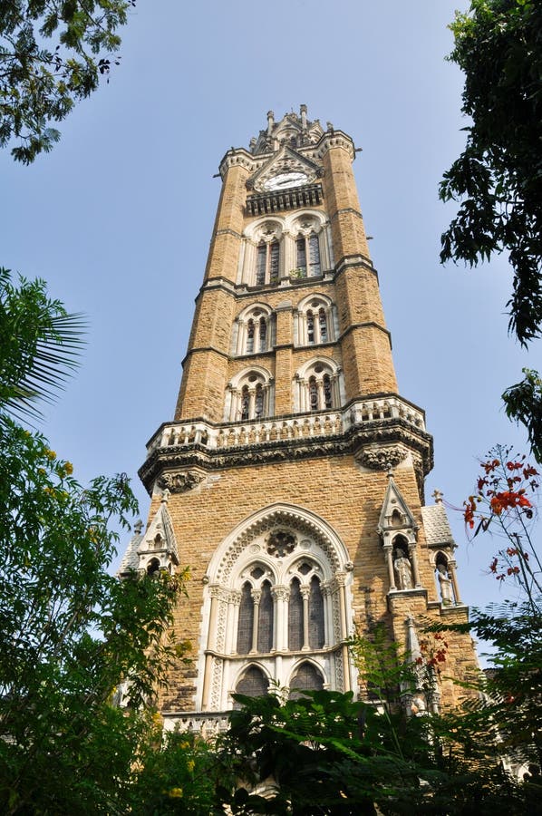 The University of Mumbai, India Stock Image - Image of baroque, belfry ...