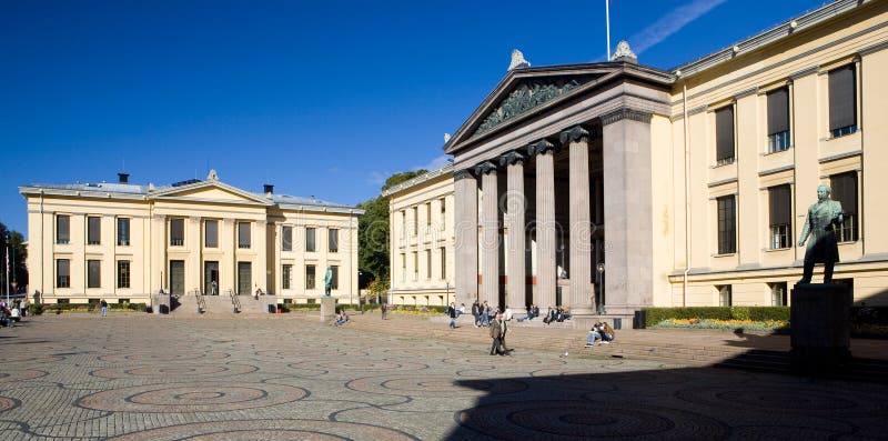 University, Oslo, Norway stock image. Image of university - 203357659