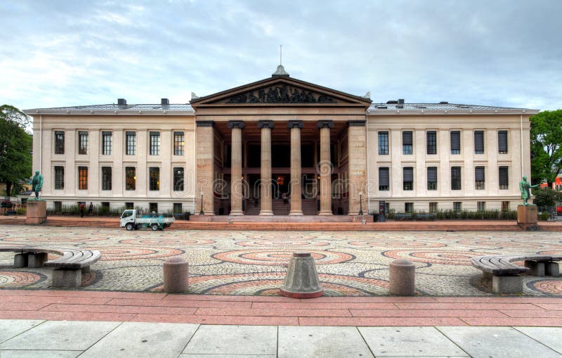 University of Oslo, Norway stock image. Image of view - 44074443