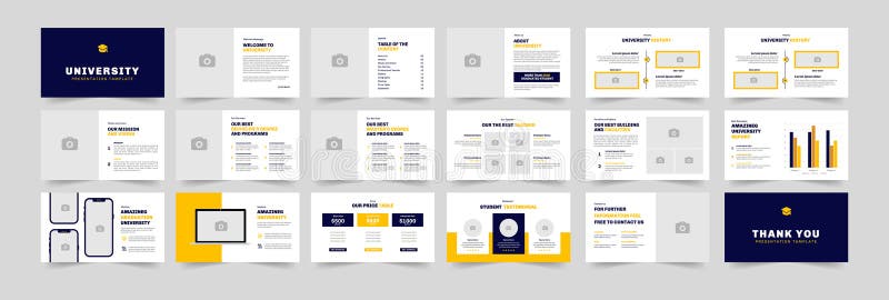 University Powerpoint Presentation or Education Slide Design Stock ...