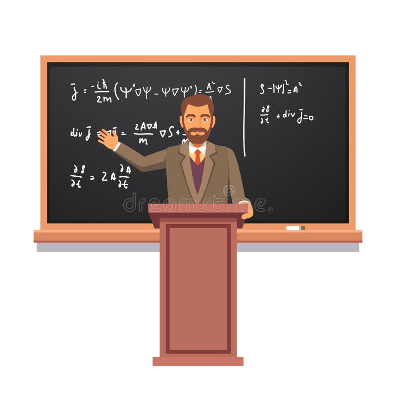 University Professor (vector) Stock Vector - Illustration of doctor ...