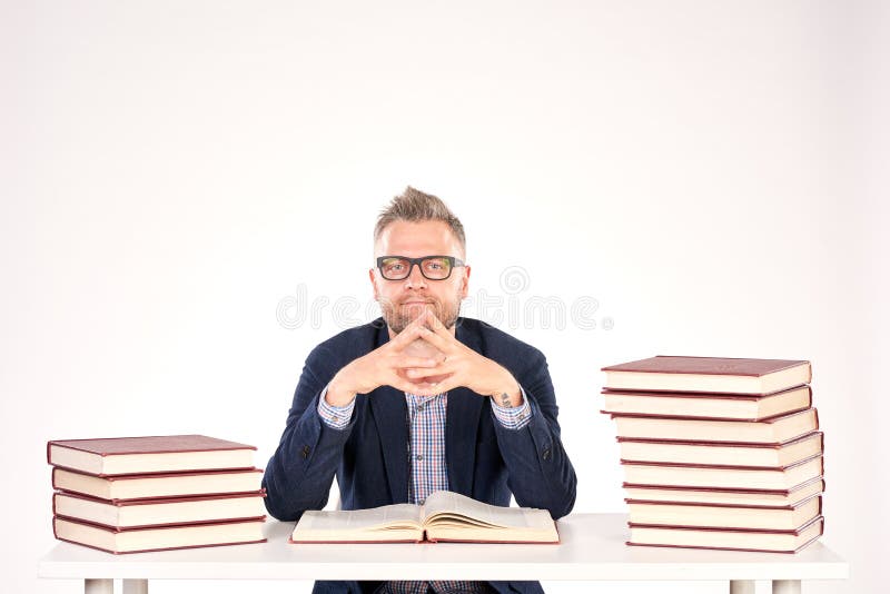 University professor stock photo. Image of teacher, science - 97615020